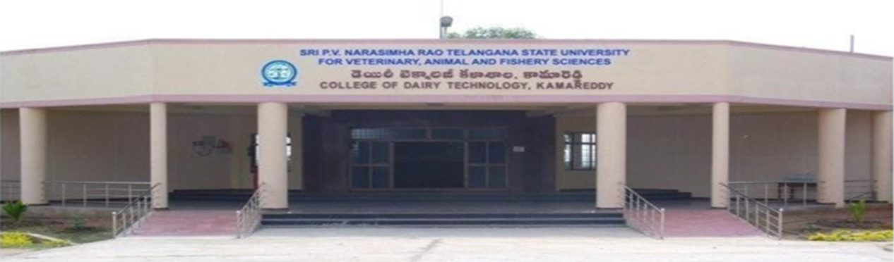College of Dairy Technology, Kamareddy | P.V. NARSIMHA RAO TELANGANA ...
